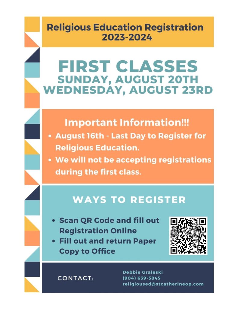 Religious Education – St. Catherine of Siena